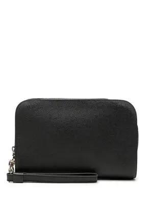 LOUIS VUITTON 2005 Taiga Pochette Baikal Clutch Bag - Black