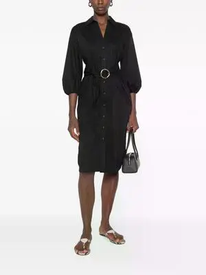 TWINSET Belted Midi Dress
