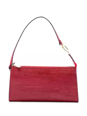 LOUIS VUITTON 2000 Epi Pochette Accessoires Shoulder Bag - Red