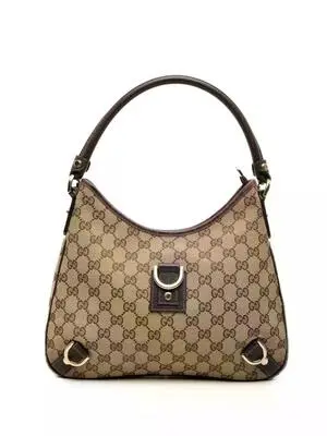 Gucci 2000-2015 Gg Canvas Abbey D Ring Shoulder Bag - Neutrals