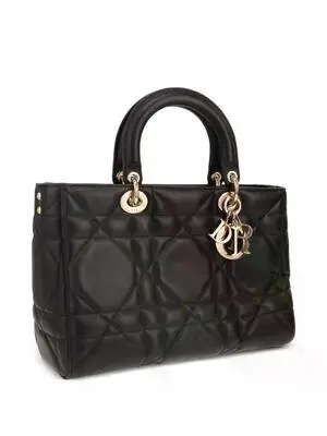 DIOR Christian Dior Lady D-Sire Two-Way Handbag