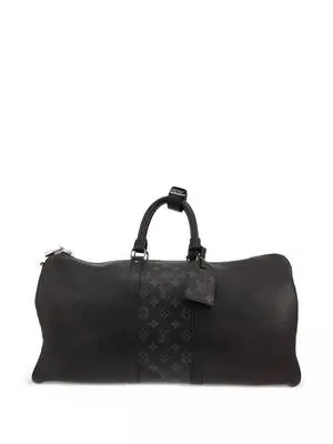 LOUIS VUITTON Keepall Holdall Bag - Black
