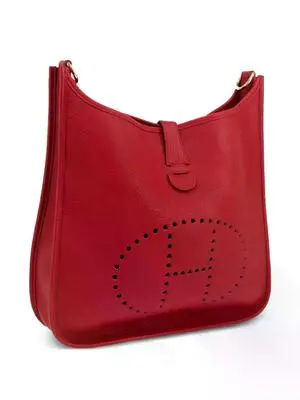 Hermès 2002 Evelyne Shoulder Bag - Red