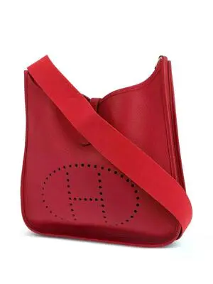 Hermès 2002 Evelyne Shoulder Bag - Red