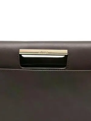Furla Leather Envelope Clutch Bag
