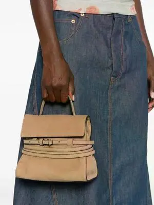 Moschino Small Tie Me Tote Bag - Neutrals