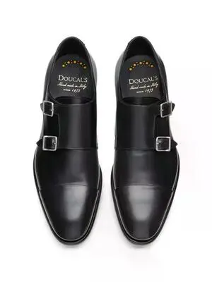 DOUCAL'S Double-buckle Monk Shoes