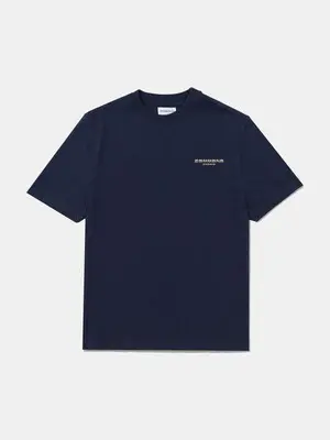 EDMMOND STUDIOS Melomaniac Printed T-shirt - Plain Navy