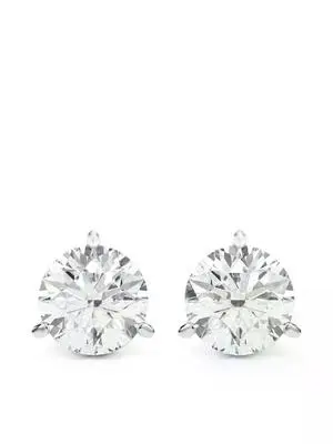 DIAMOND ESSENTIALS Diamond Stud Earrings - Silver