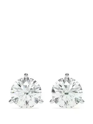DIAMOND ESSENTIALS Diamond Stud Earrings - Silver