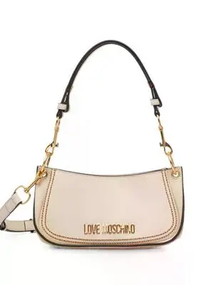Moschino Logo-lettering Tote Bag - Neutrals