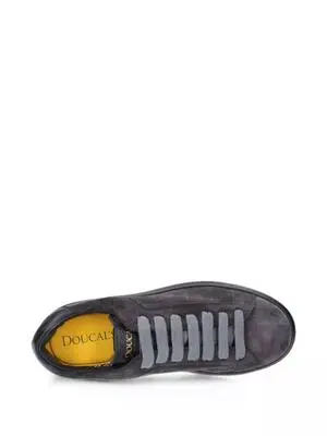 DOUCAL'S Suede Panel Sneakers