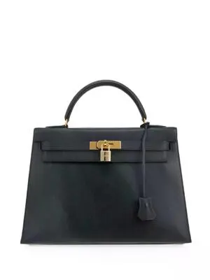 Hermès 1998 Kelly 32 Handbag - Blue