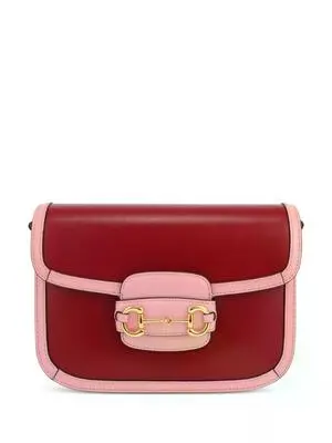 Gucci 1955 Horsebit Shoulder Bag - Red