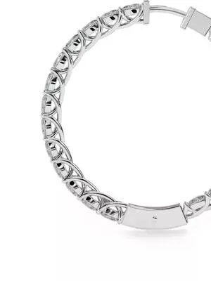 DIAMOND ESSENTIALS Lab-grown Diamond Hoop Earrings