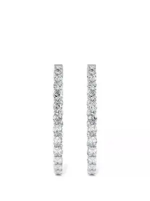 Diamond Essentials Lab-grown Diamond Hoop Earrings