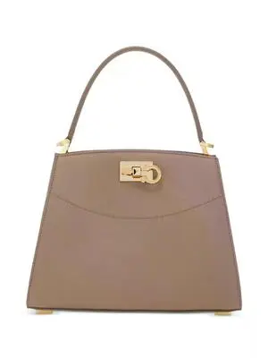 FERRAGAMO Studio Box Bag - Neutrals