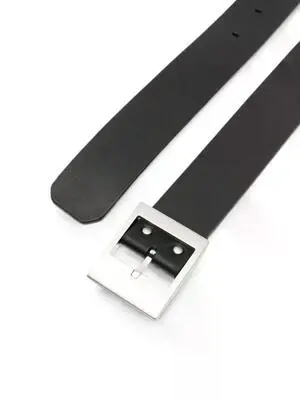 Rick Owens Square-buckle Leather Belt