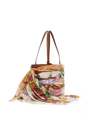 FERRAGAMO Tote Bag With Scarf Detail