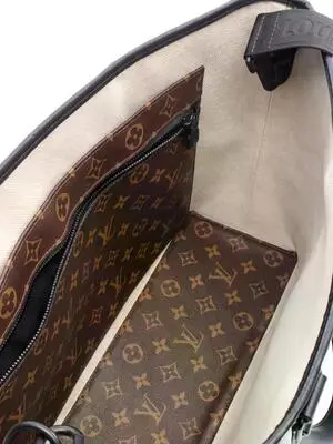 LOUIS VUITTON Monogram Macassar Weekend Tote Pm Bag - Brown