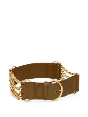 Chloé Camera Chain Chain-link Leather Belt