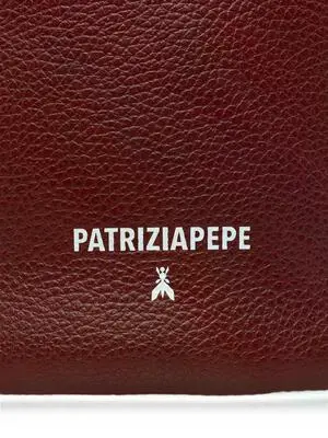 Patrizia Pepe Never Complete Logo-print Grained Bucket Bag