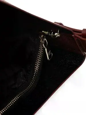 Patrizia Pepe Never Complete Logo-print Grained Bucket Bag