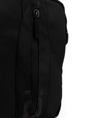 BLAUER. Logo-print Zip-fastening Messenger Bag