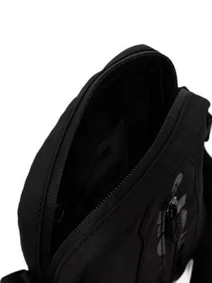 BLAUER. Logo-print Zip-fastening Messenger Bag