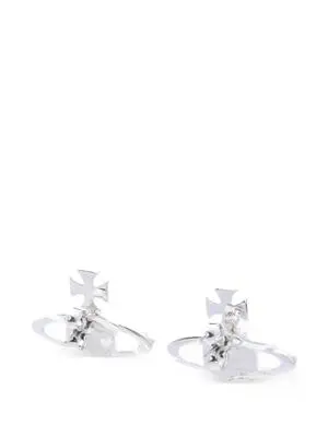 VIVIENNE WESTWOOD Mayfair Bas Relief Orb Earrings - Silver