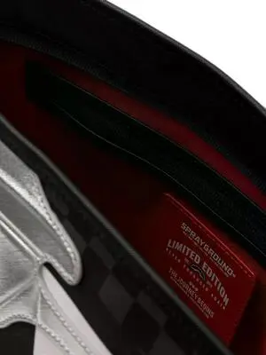 SPRAYGROUND Chrome Spectre Checkered Tote Bag