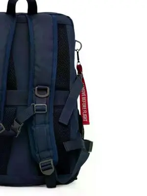 AERONAUTICA MILITARE Logo-patch Camouflage-lining Backpack