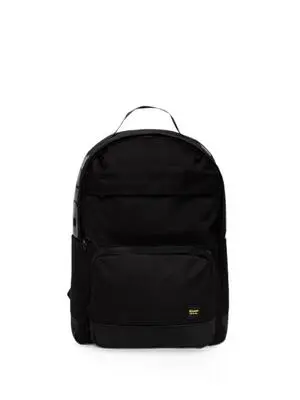 BLAUER. Logo-print Zip-fastening Backpack - Black