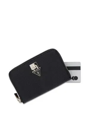 Guess Logo-plaque Zip-around Wallet