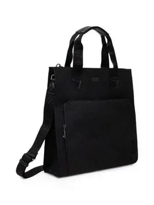 Guess Monogram-pattern Logo-strap Tote Bag