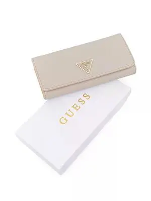 Guess Laurel Logo-plaque Saffiano-effect Wallet