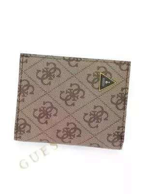 Guess Milano Monogram-print Logo-plaque Wallet