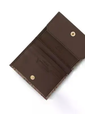 Guess Milano Monogram-print Logo-plaque Wallet