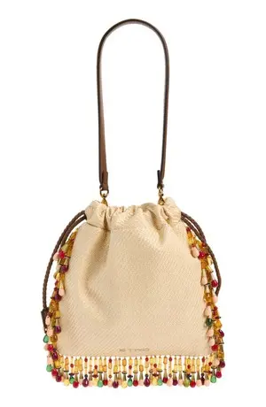 Etro X Tabby Booth Small Embroidered Beaded Bag
