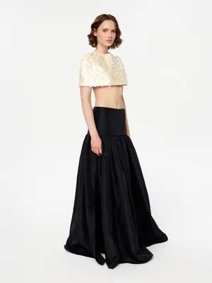 ALAS Maxi Evening Taffeta Skirt