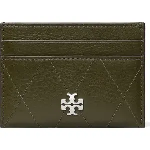 Tory Burch Charlie Quilted Leather Card Case - Leccio