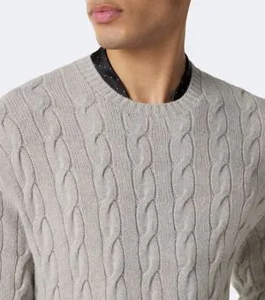 Ralph Lauren Purple Label Cable-knit Cashmere Sweater