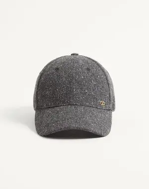 Valentino Garavani Vlogo Signature Baseball Cap - Grey