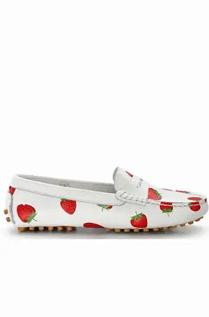 MENINA STEP Oporto Suede Moccasin Loafers - Pink