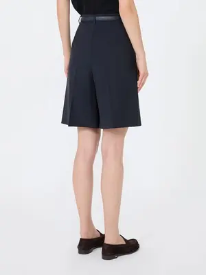 Max Mara Pleated Belted Bermuda Shorts