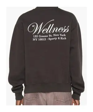 SPORTY  RICH Crew Neck Sweatshirt