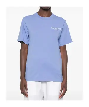 SPORTY  RICH Sporty & Rich Crewneck Short Sleeve T-shirt