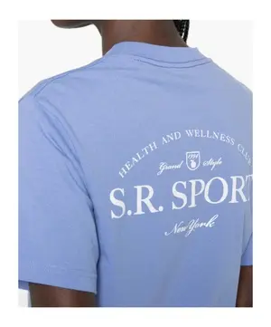 SPORTY  RICH Sporty & Rich Crewneck Short Sleeve T-shirt