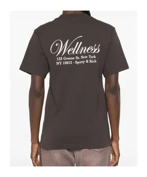 SPORTY  RICH Crew Neck T-shirt