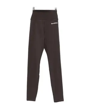 SPORTY  RICH Elastic Waist Leggings - Black